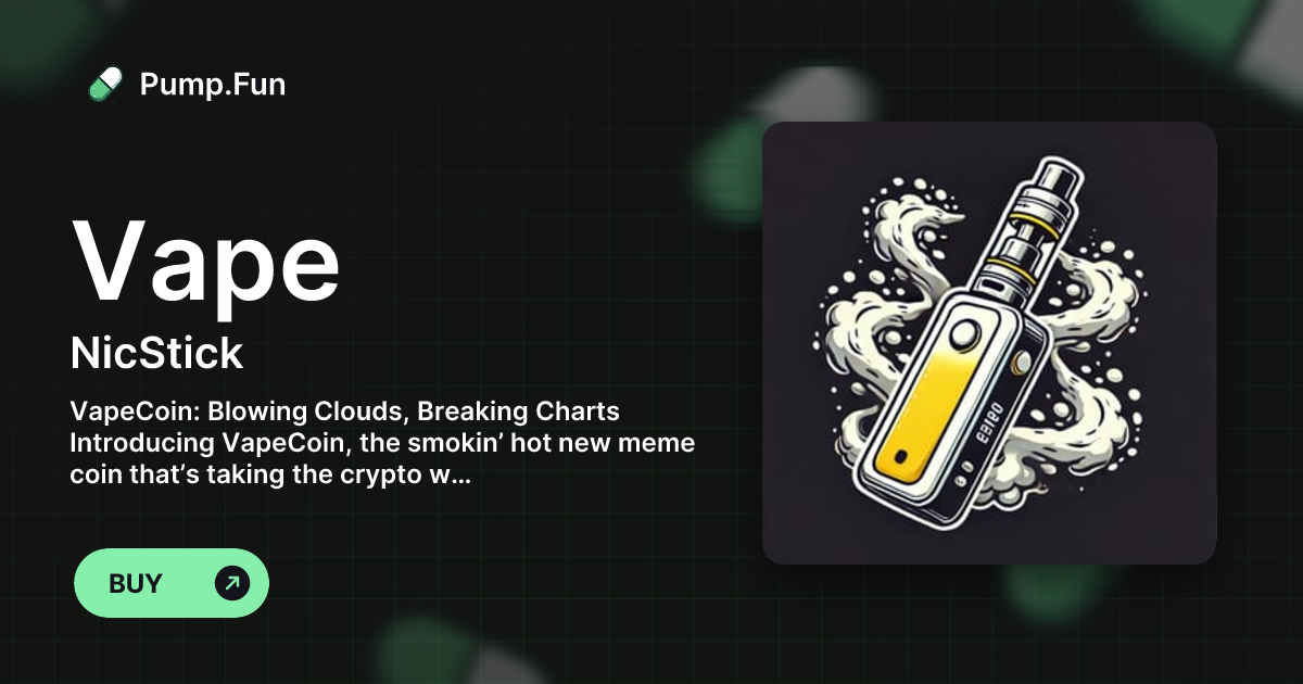 NicStick (Vape) - Pump