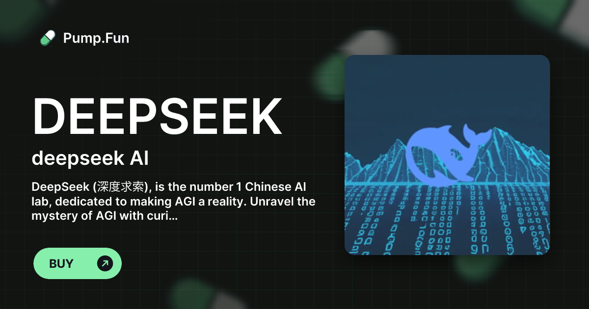 deepseek AI (DEEPSEEK) - Pump