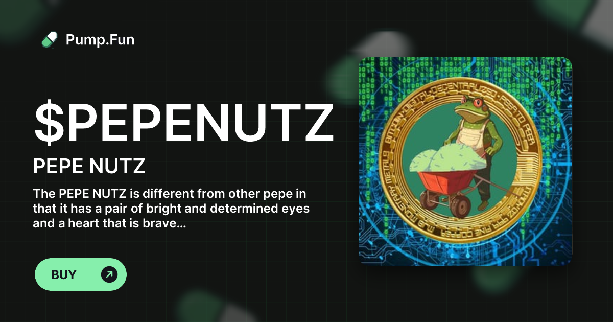 PEPE NUTZ ($PEPENUTZ) - Pump