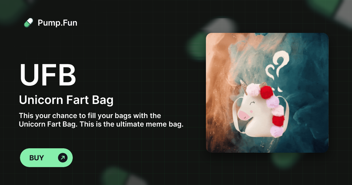 Unicorn Fart Bag (UFB) - Pump