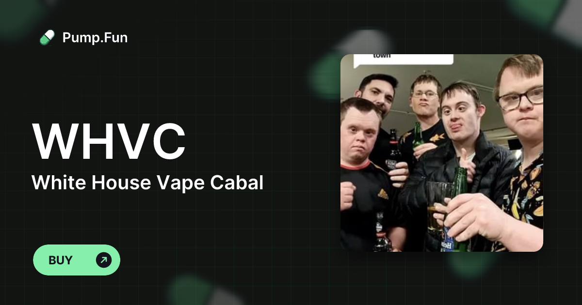 White House Vape Cabal (WHVC) - Pump