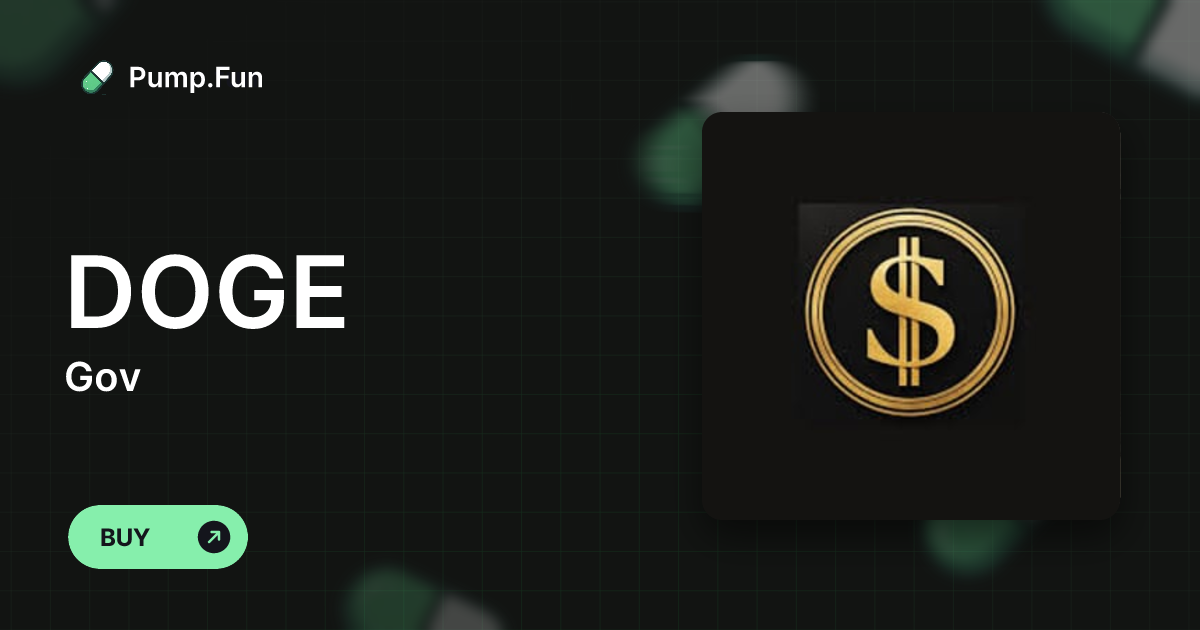 Gov (DOGE) - Pump