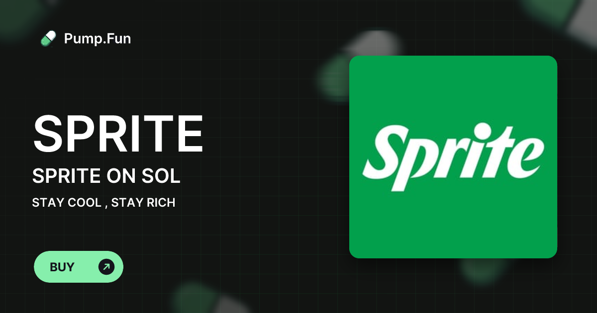 SPRITE ON SOL (SPRITE) - Pump