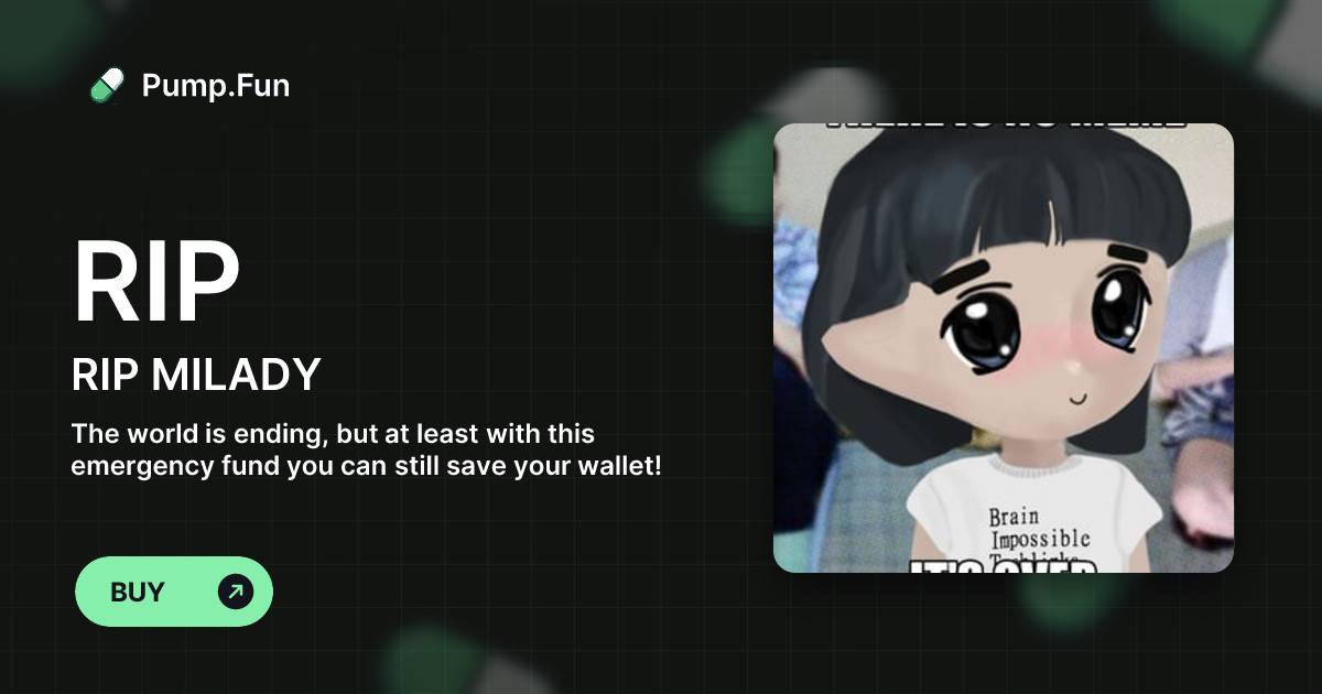 RIP MILADY (RIP) - Pump