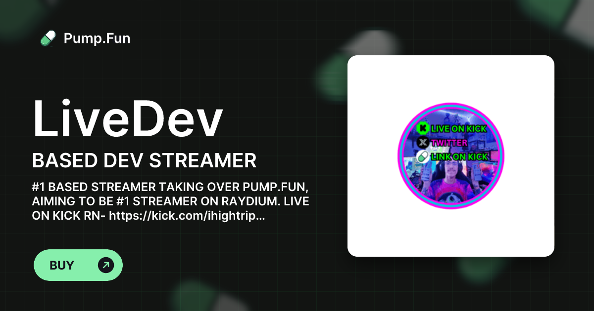 BASED DEV STREAMER (LiveDev) - Pump