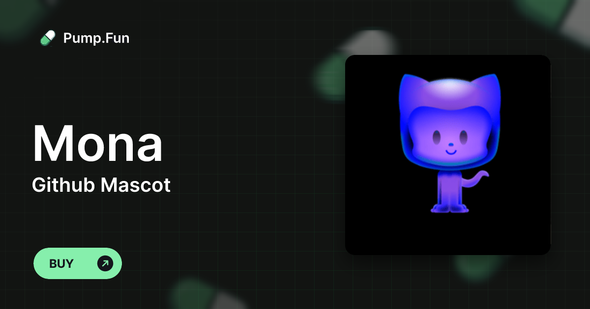 Github Mascot (Mona) - Pump