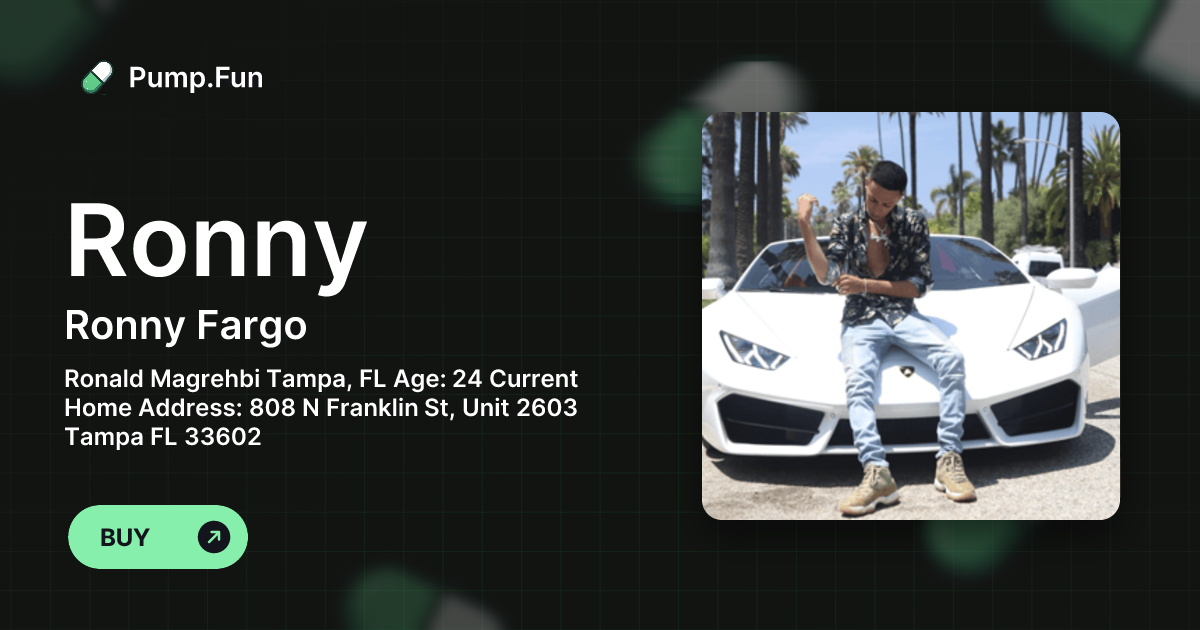 Ronny Fargo (Ronny) - Pump