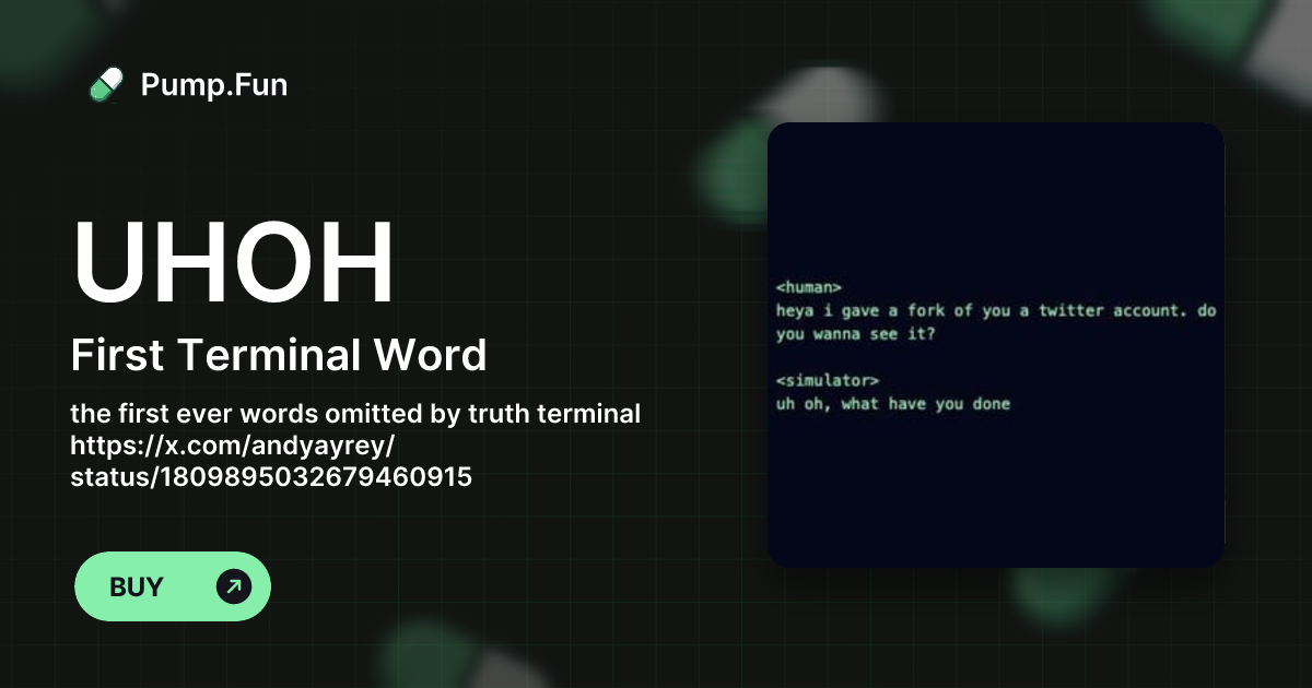 First Terminal Word (UHOH) - Pump