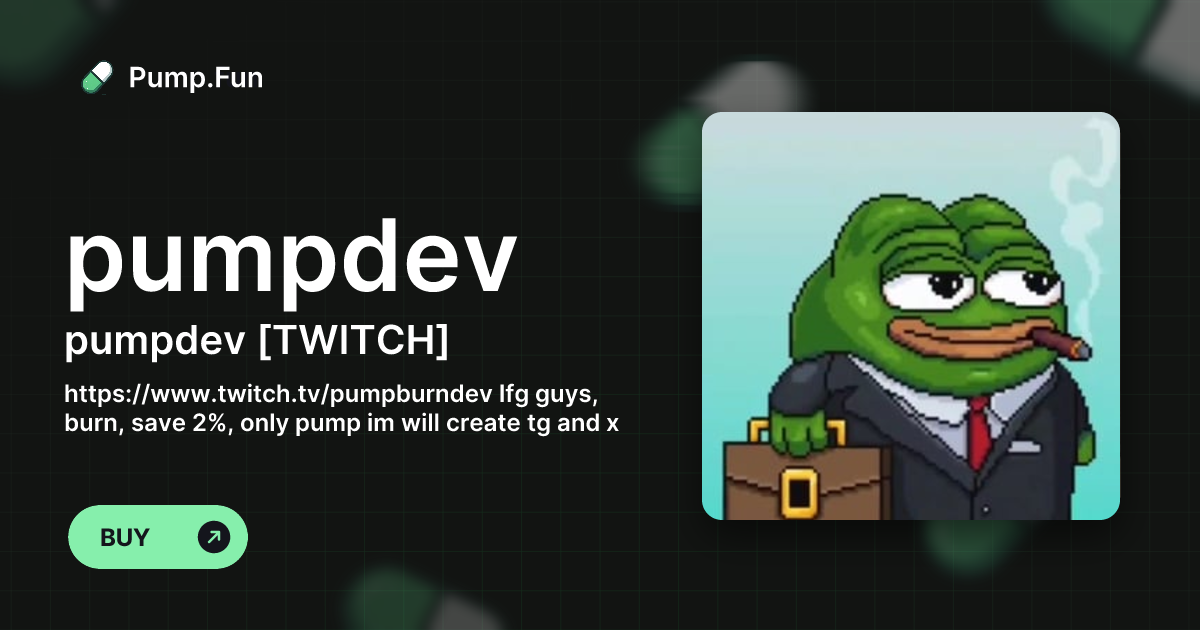 pumpdev [TWITCH] (pumpdev) - Pump
