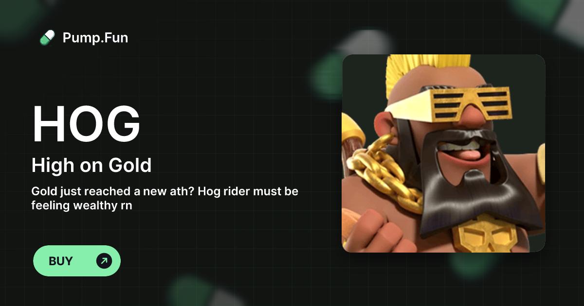 High on Gold (HOG) - Pump