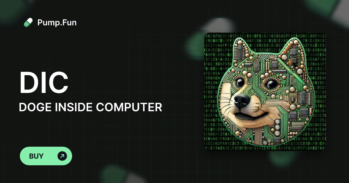 DOGE INSIDE COMPUTER (DIC) - Pump