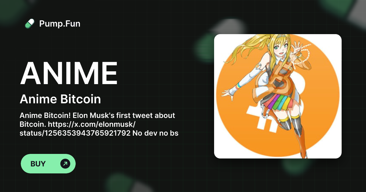 Anime Bitcoin (ANIME) - Pump