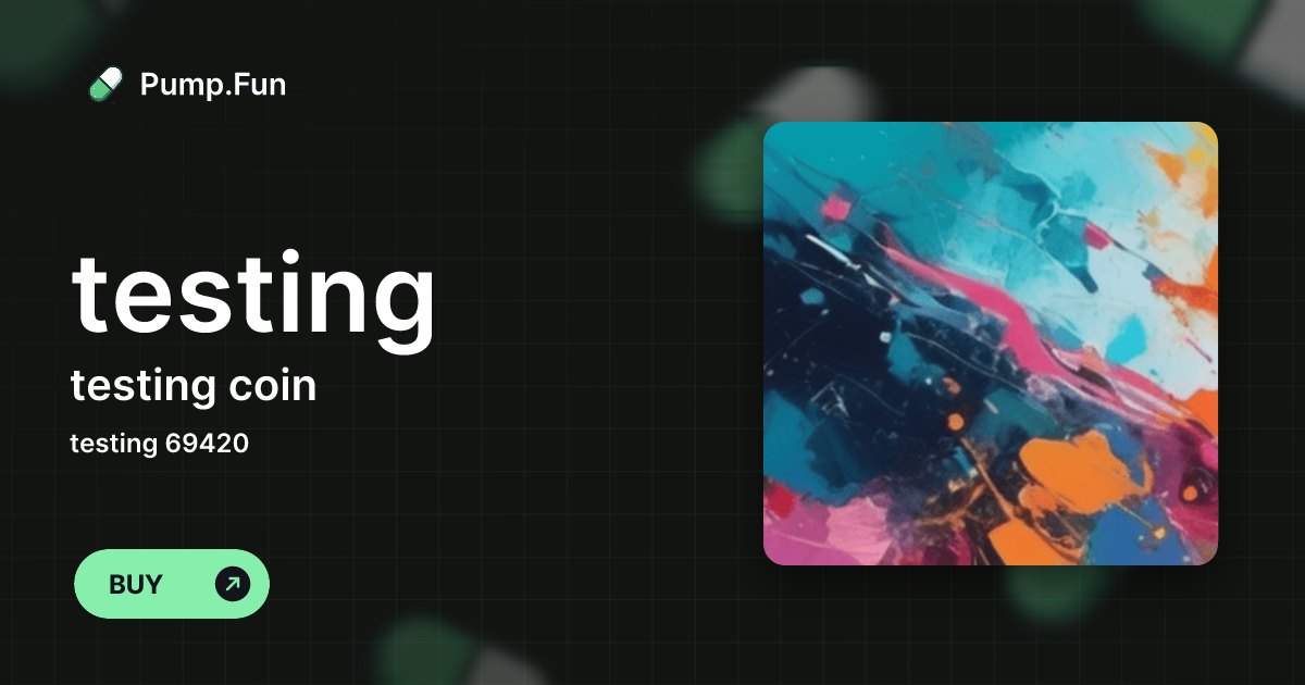 testing coin (testing) - Pump