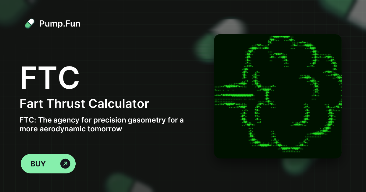 Fart Thrust Calculator (FTC) - Pump