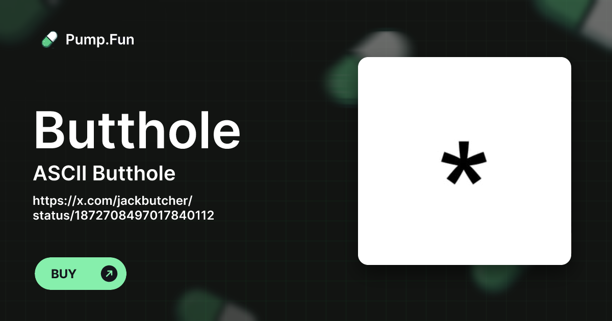 ASCII Butthole (Butthole) - Pump