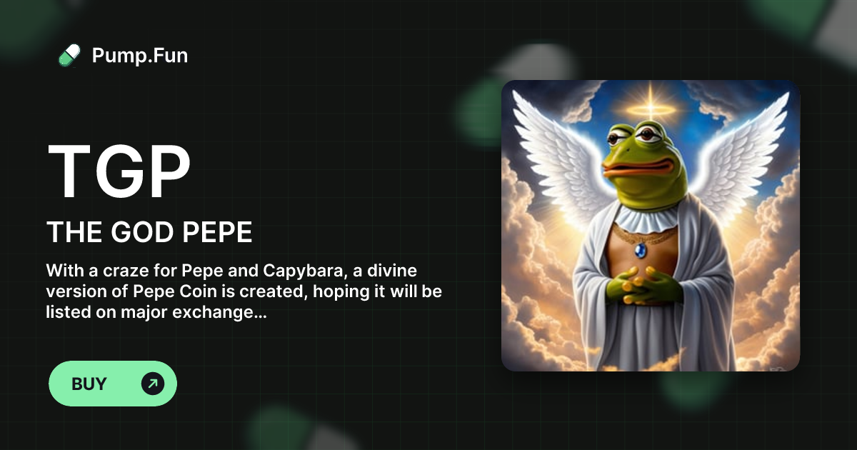THE GOD PEPE (TGP) - Pump