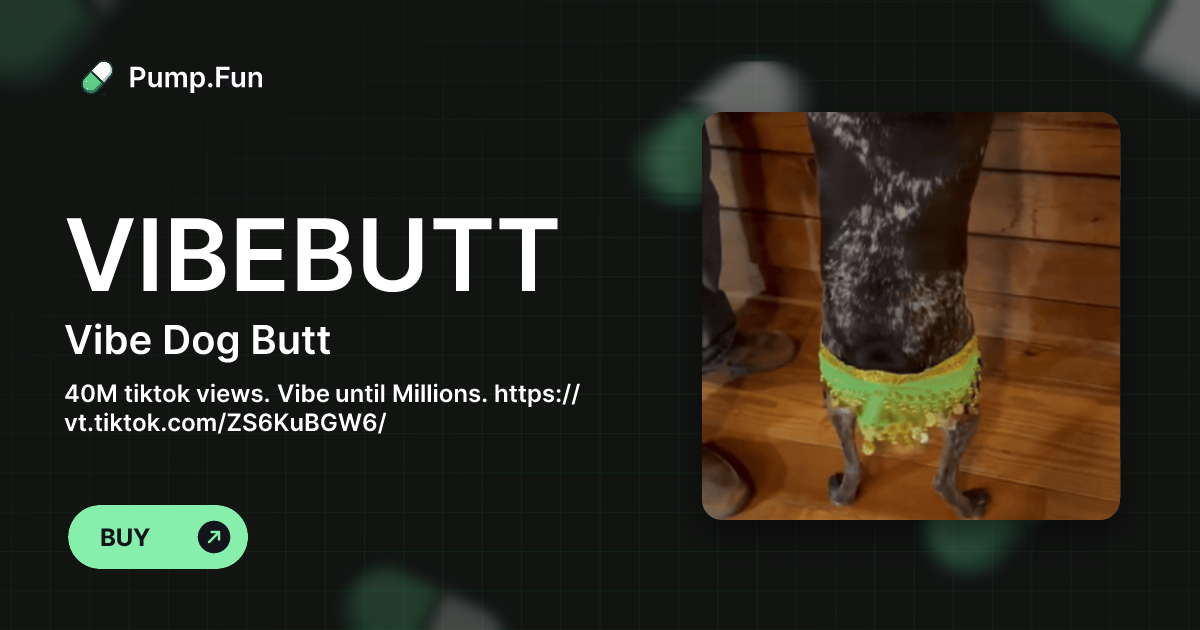 Vibe Dog Butt (VIBEBUTT) - Pump