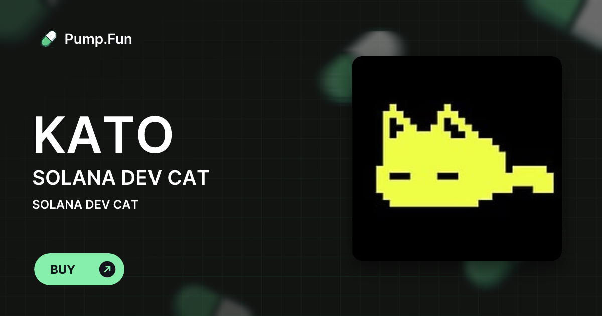 SOLANA DEV CAT (KATO) - Pump