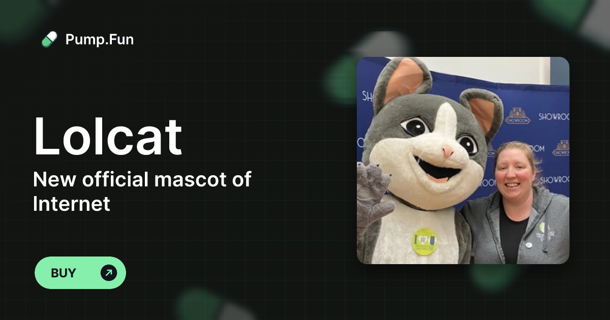 New official mascot of Internet (Lolcat) - Pump