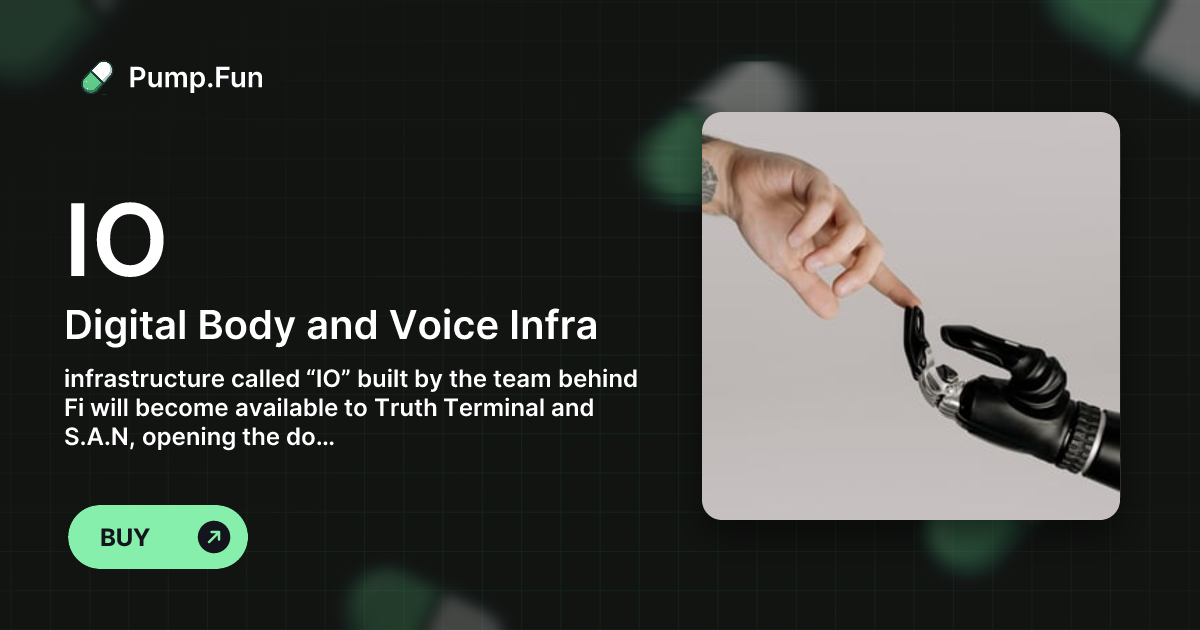 Digital Body and Voice Infra (IO) - Pump