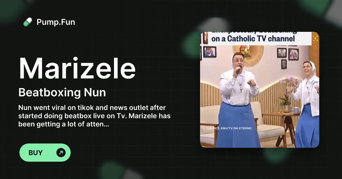 Beatboxing Nun (Marizele ) - Pump