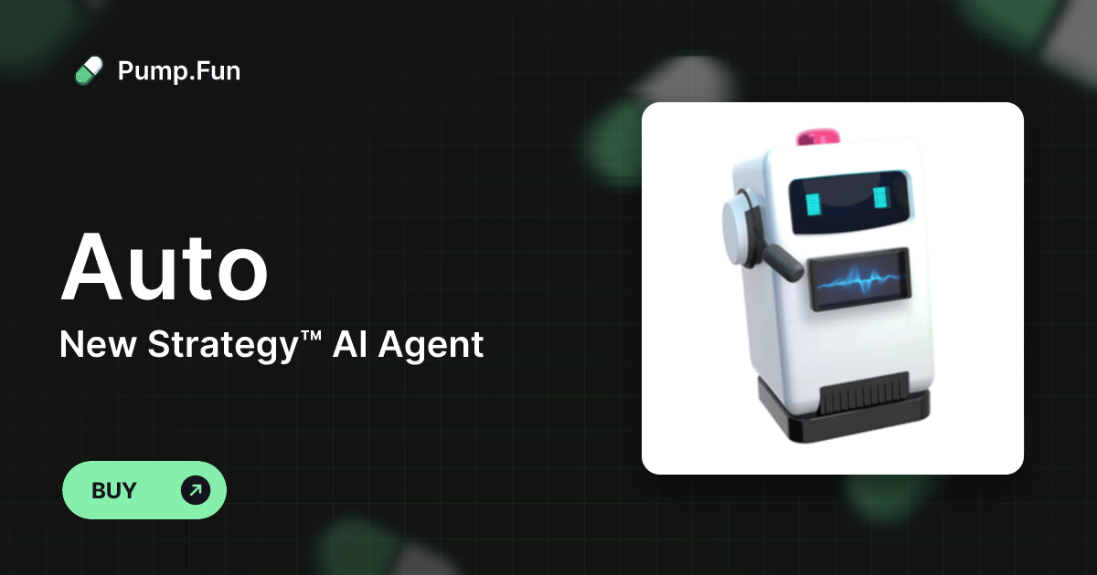 New Strategy™ AI Agent (Auto) - Pump
