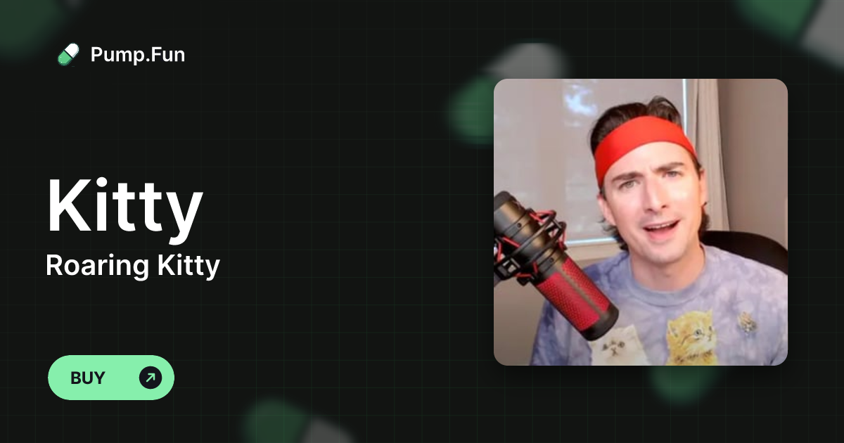 Roaring Kitty (Kitty ) - Pump