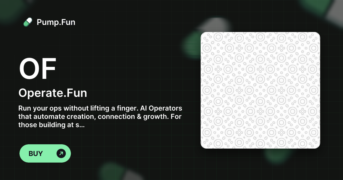 Operate.Fun (OF) - Pump