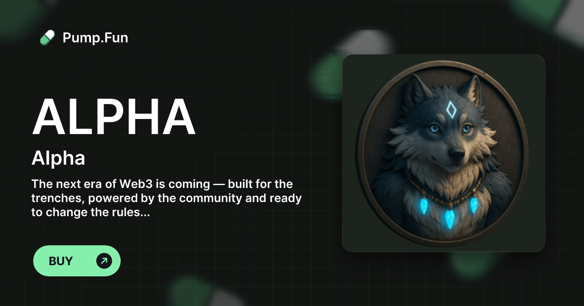 Alpha (ALPHA) - Pump