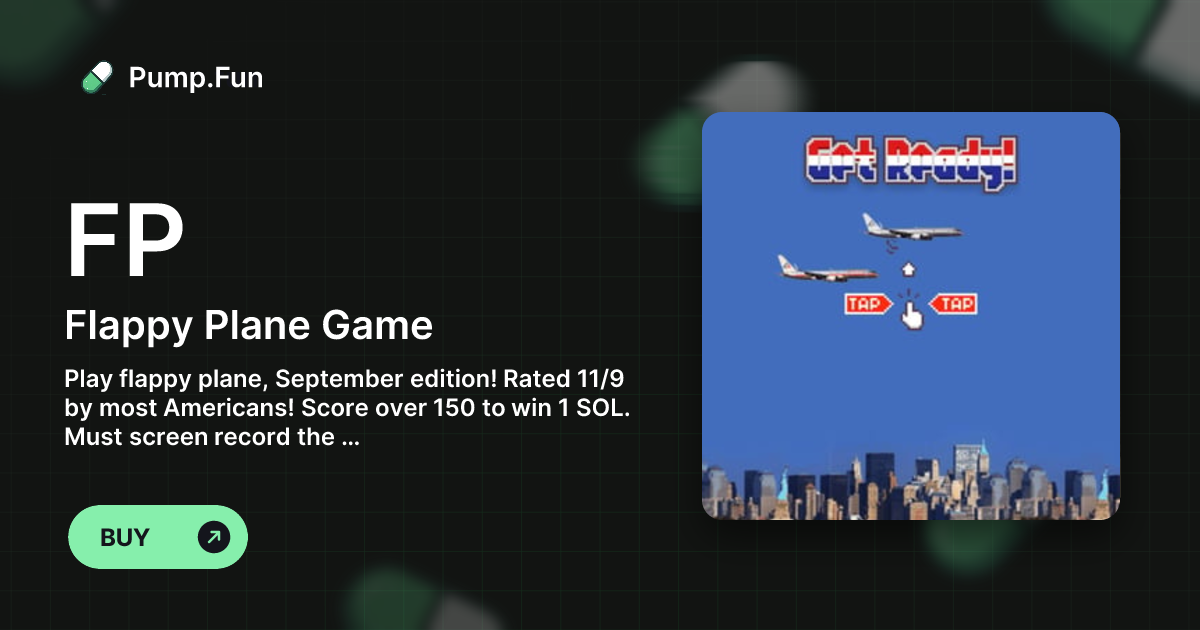Flappy Plane Game (FP) - Pump