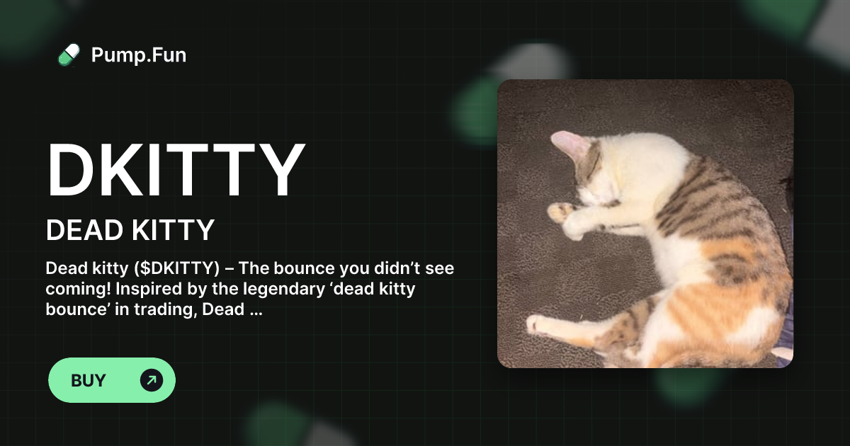 DEAD KITTY (DKITTY) - Pump