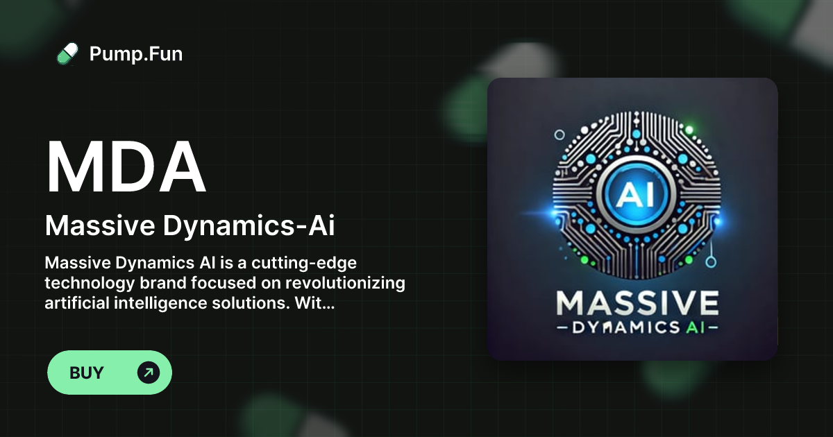 Massive Dynamics-Ai (MDA) - Pump