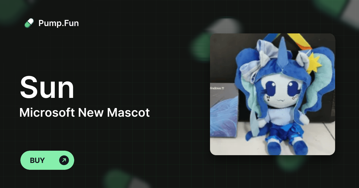 Microsoft New Mascot (Sun) - Pump