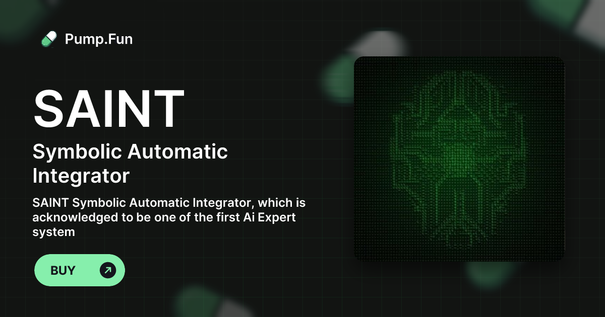 Symbolic Automatic Integrator (SAINT) - Pump