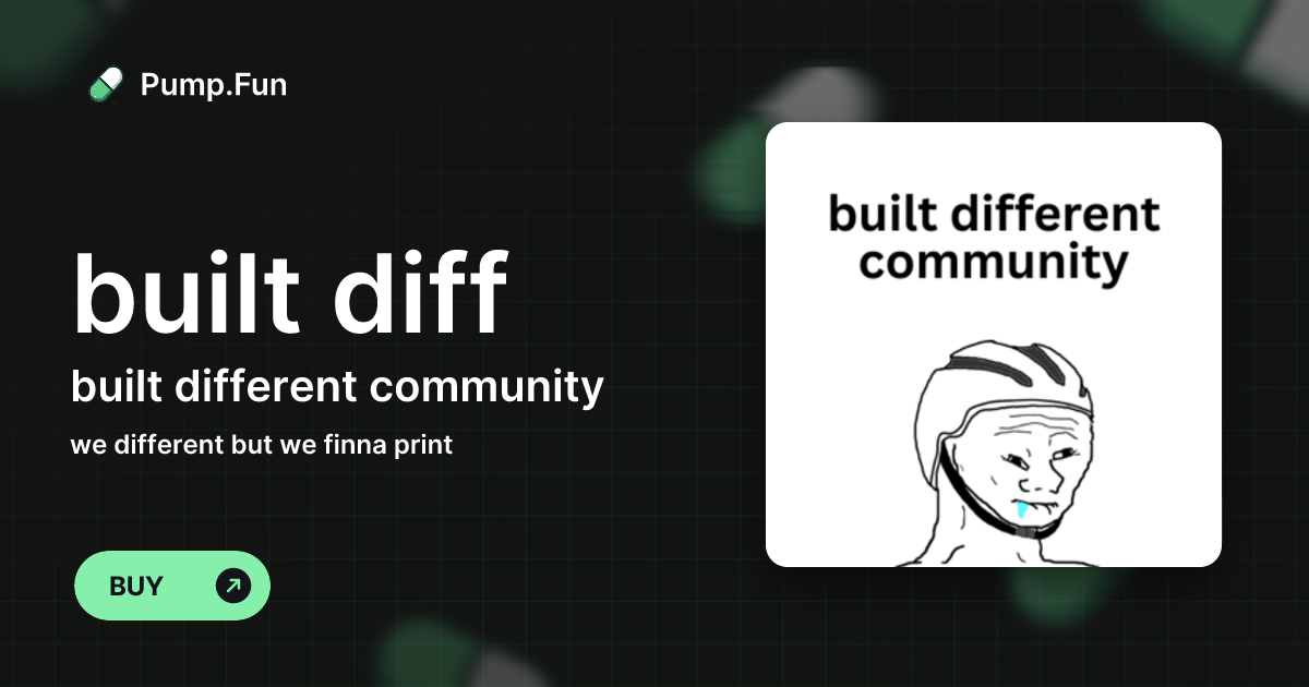 built different community (built diff) - Pump