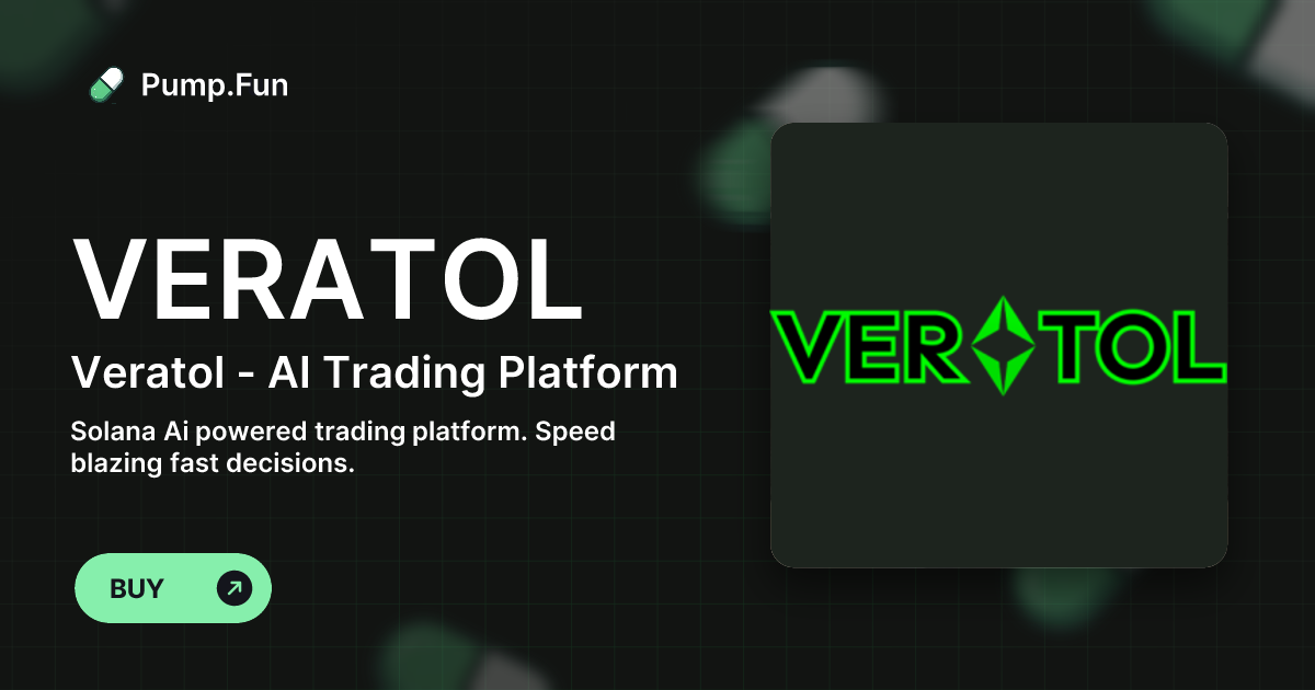 Veratol - AI Trading Platform (VERATOL) - Pump