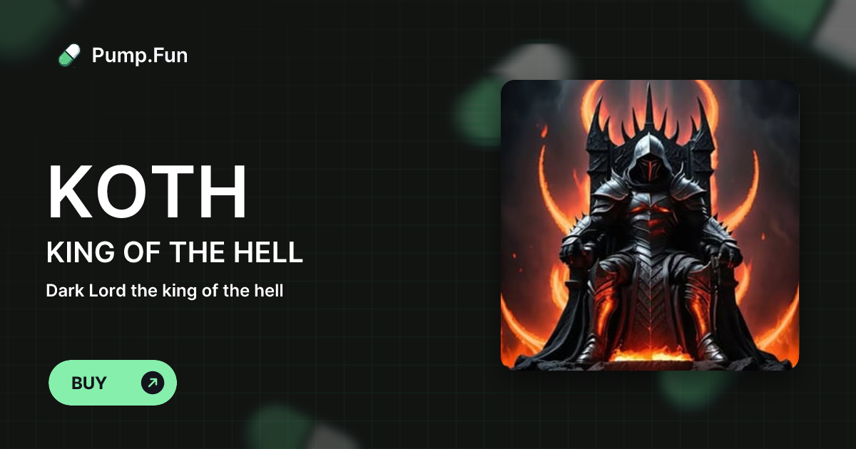 KING OF THE HELL (KOTH) - Pump
