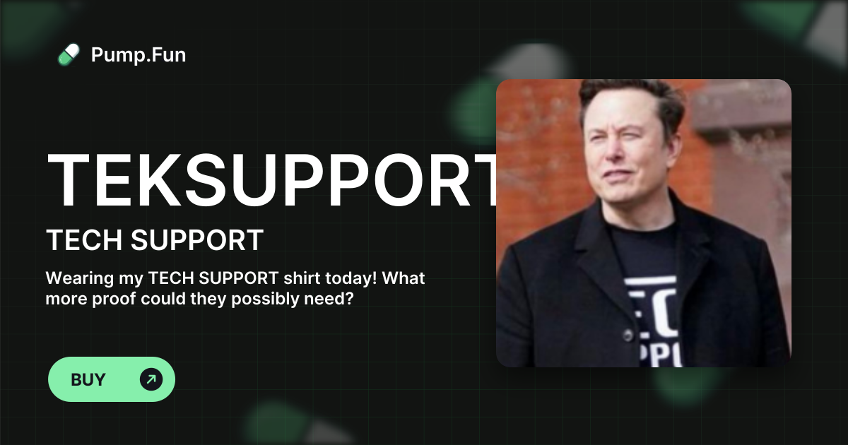 TECH SUPPORT (TEKSUPPORT) - Pump