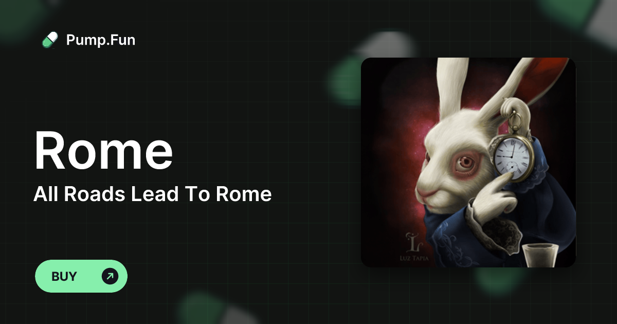All Roads Lead To Rome (Rome) - Pump