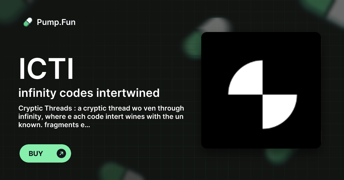 infinity codes intertwined (ICTI) - Pump