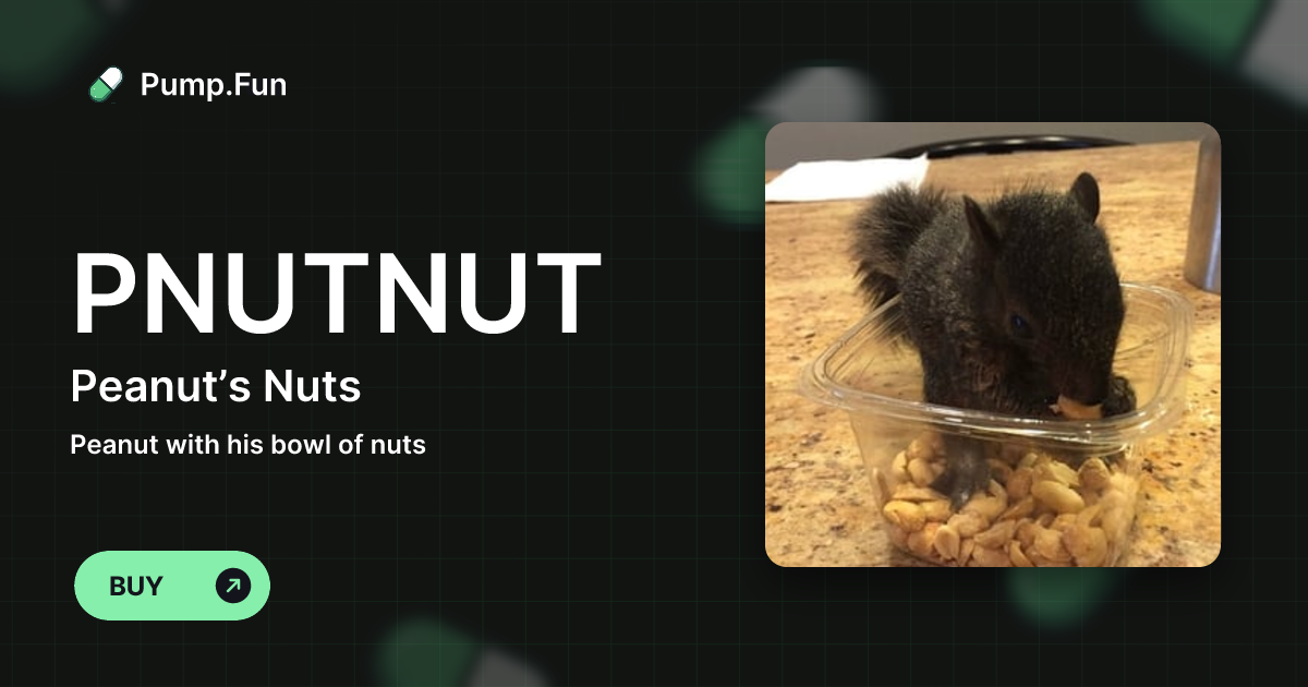 Peanut’s Nuts (PNUTNUT) - Pump