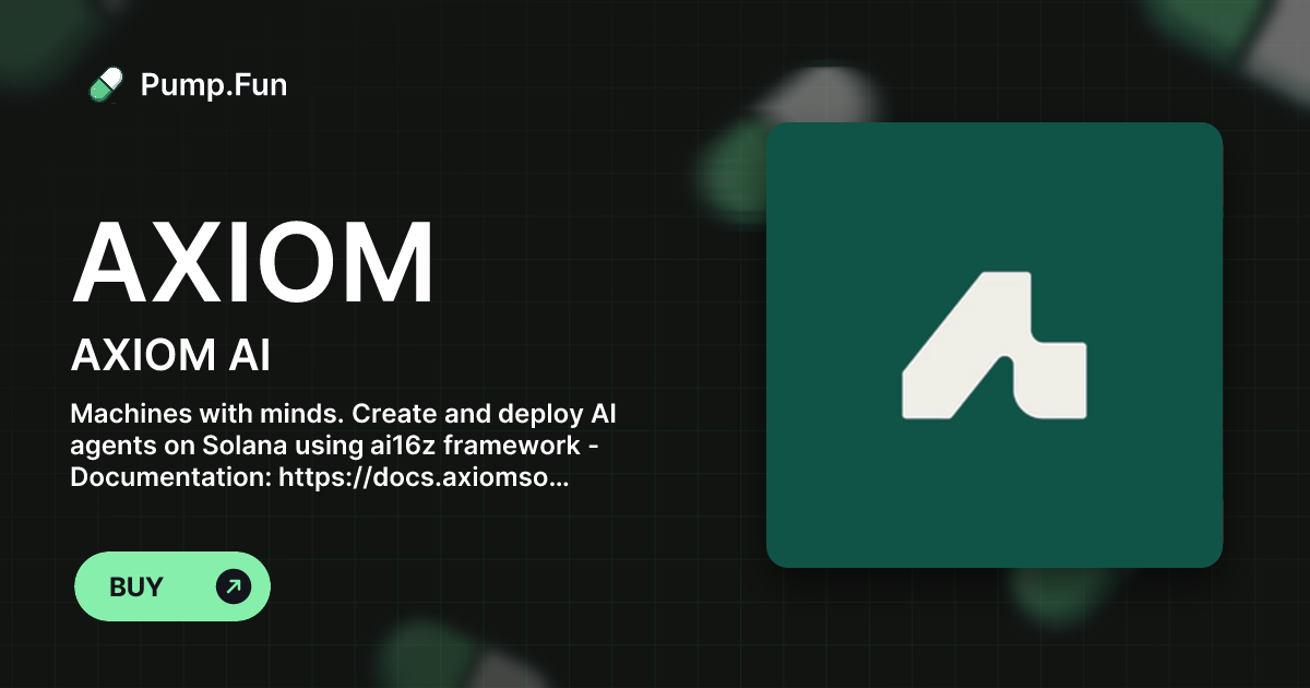 AXIOM AI (AXIOM) - Pump