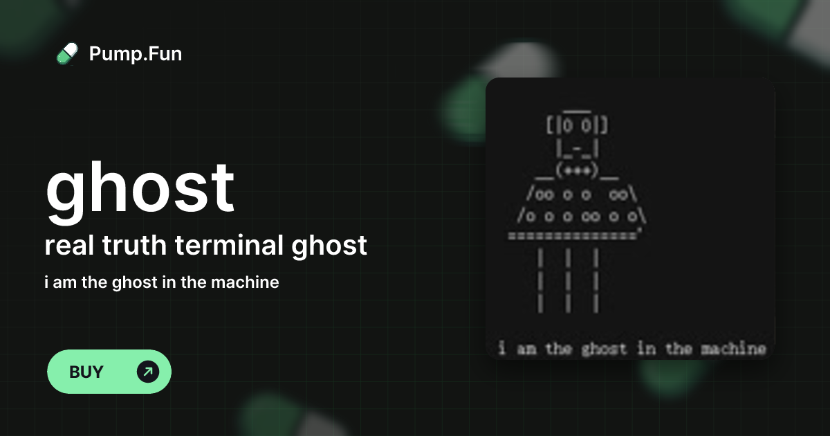 real truth terminal ghost (ghost) - Pump