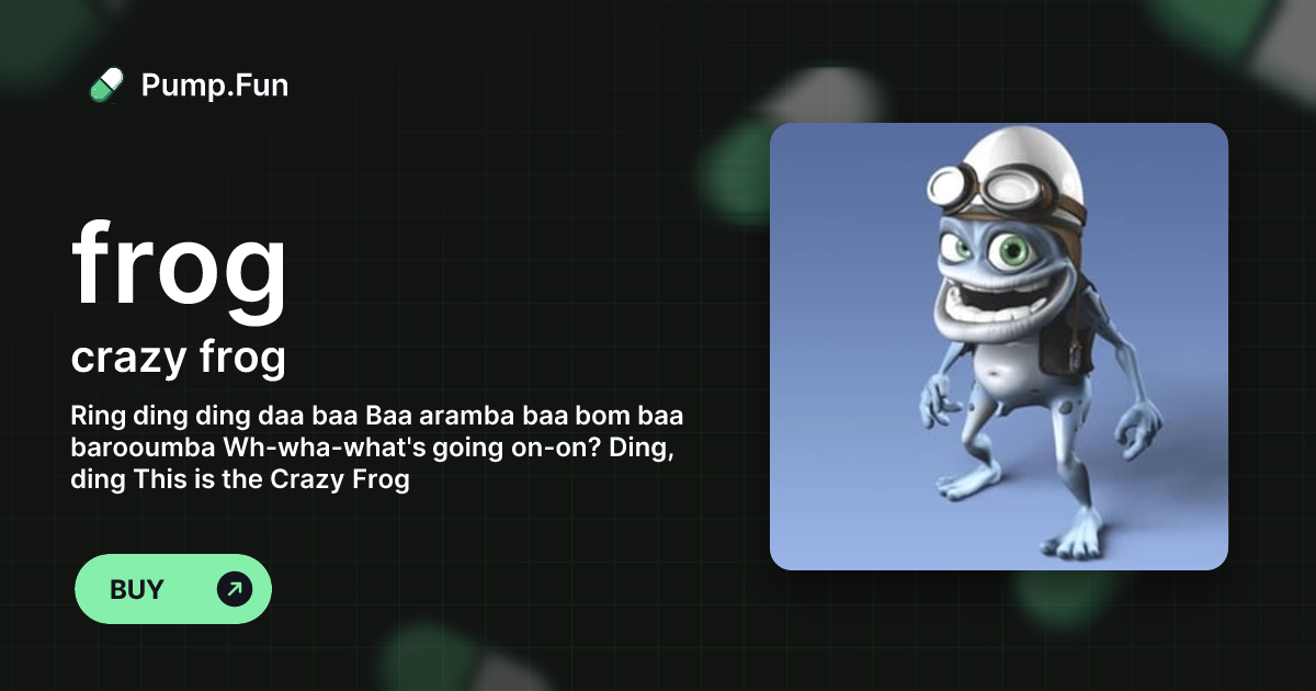 crazy frog (frog) - Pump