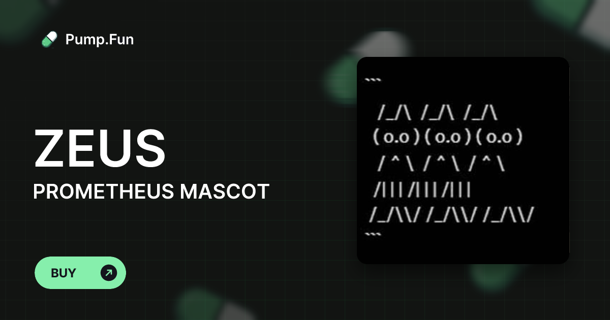 PROMETHEUS MASCOT (ZEUS) - Pump