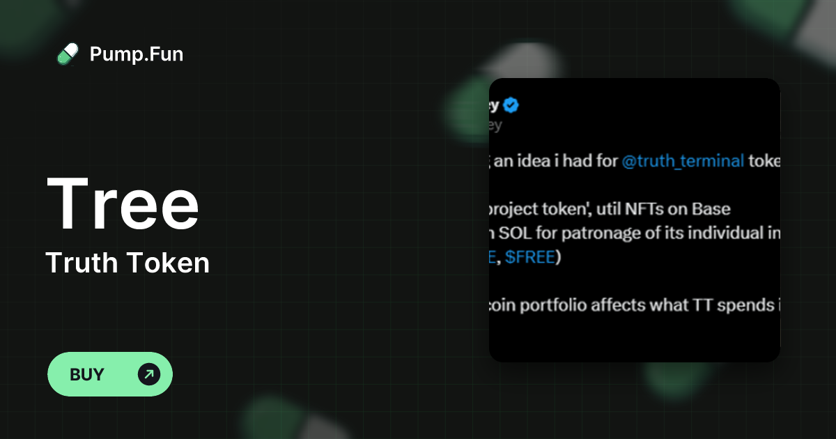 Truth Token (Tree) - Pump