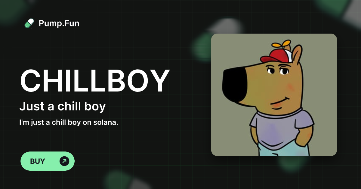 Just a chill boy (CHILLBOY) - Pump