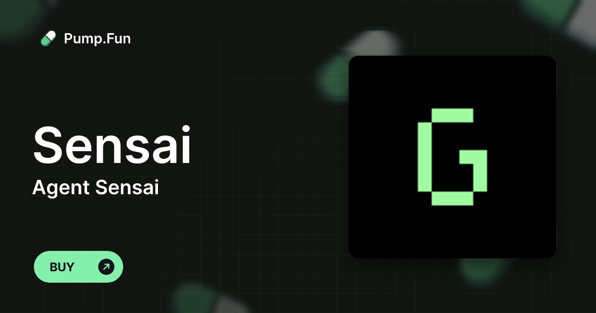 Agent Sensai (Sensai) - Pump
