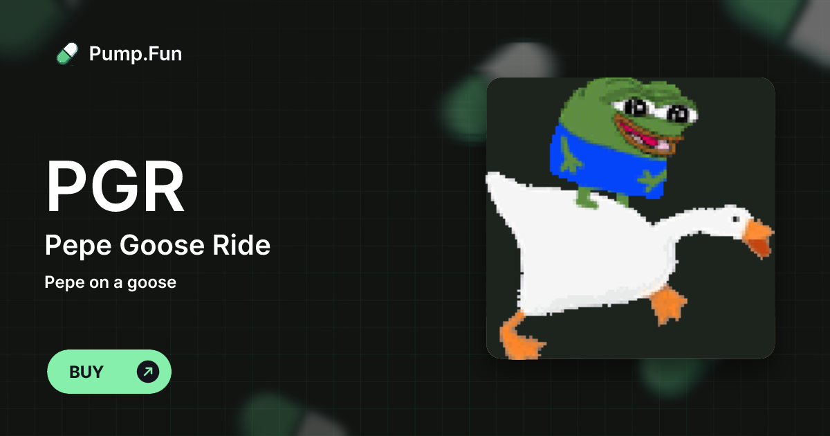 Pepe Goose Ride (PGR) - Pump
