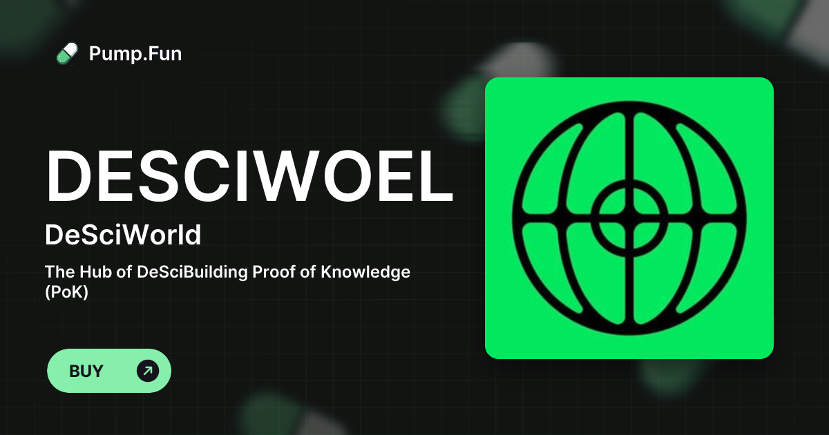 DeSciWorld (DESCIWOEL) - Pump